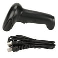 1D 2D Handheld Barcode Scanner Ergonomic Black Wired Barcode Scanner ...
