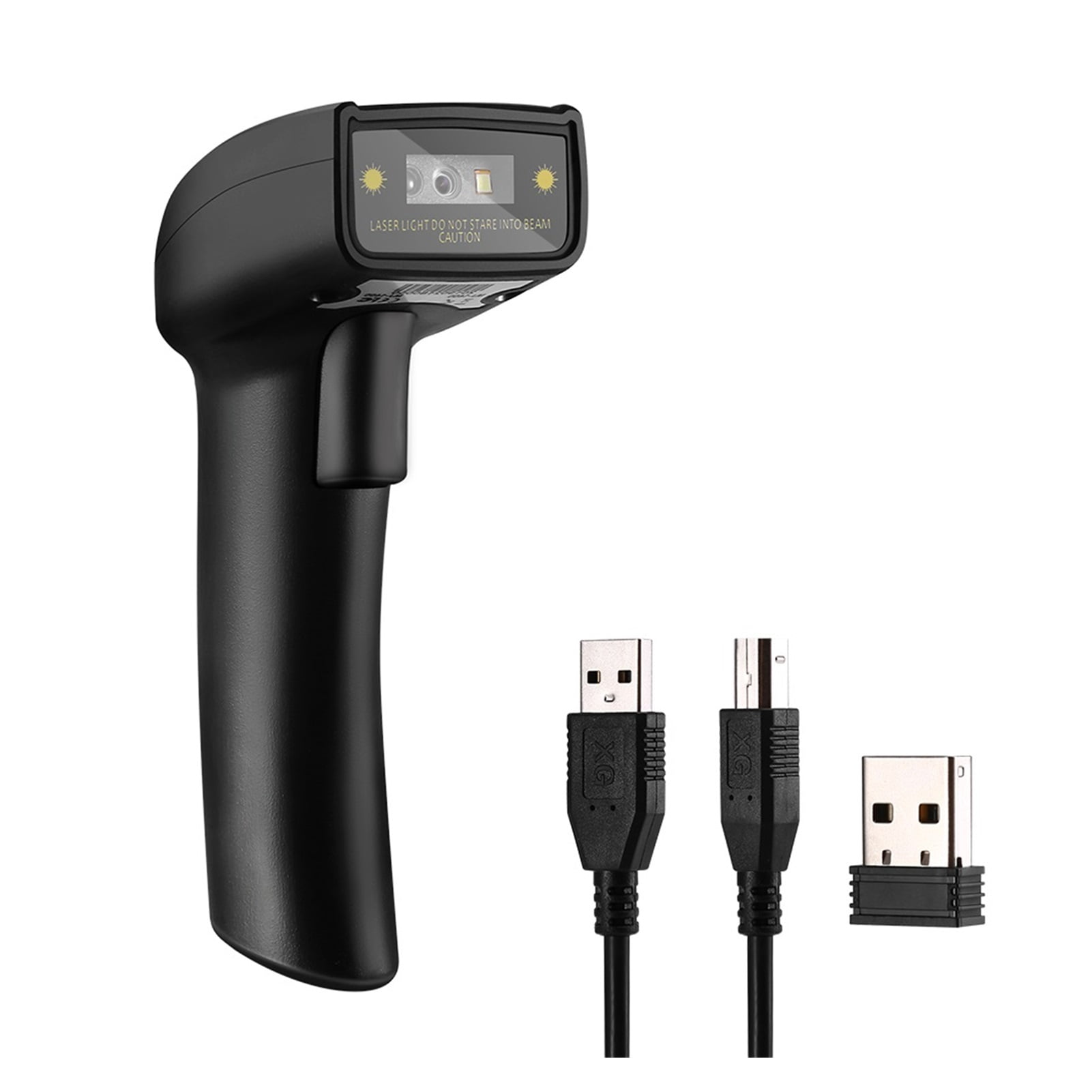 1D 2D QR Handheld Barcode Scanner With 2-in-1Connection 1200mAh ...