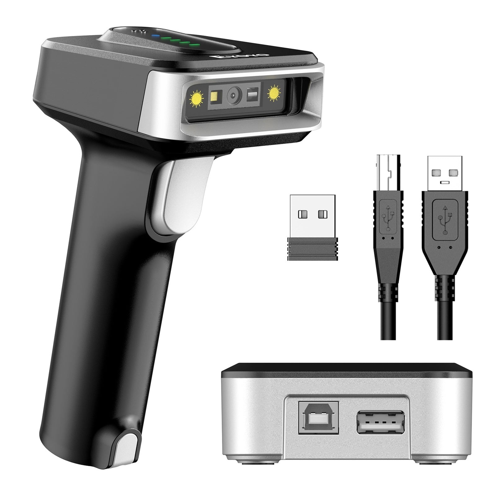 1D Bluetooth Barcode scanner with 2500mAh power indicator wireless 2D ...