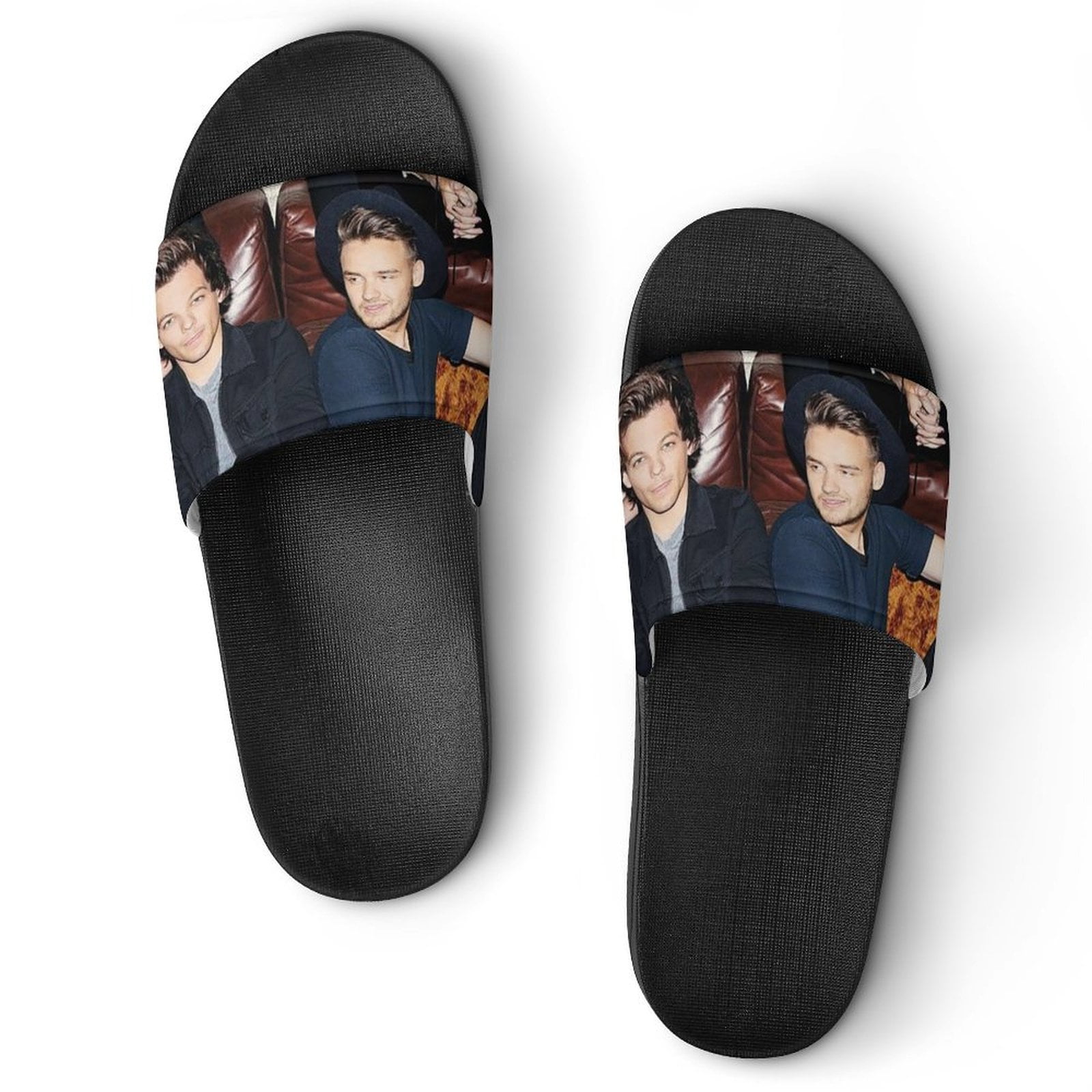 1D One Direction Boys Slide Sandals, Comfort Casual Pool Slide Outdoor ...