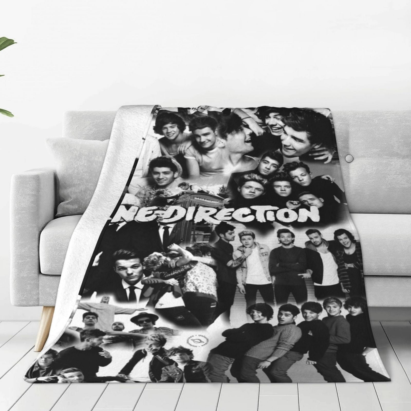 One Direction Soft Fleece Blanket for All Ages, Lightweight Throw for ...