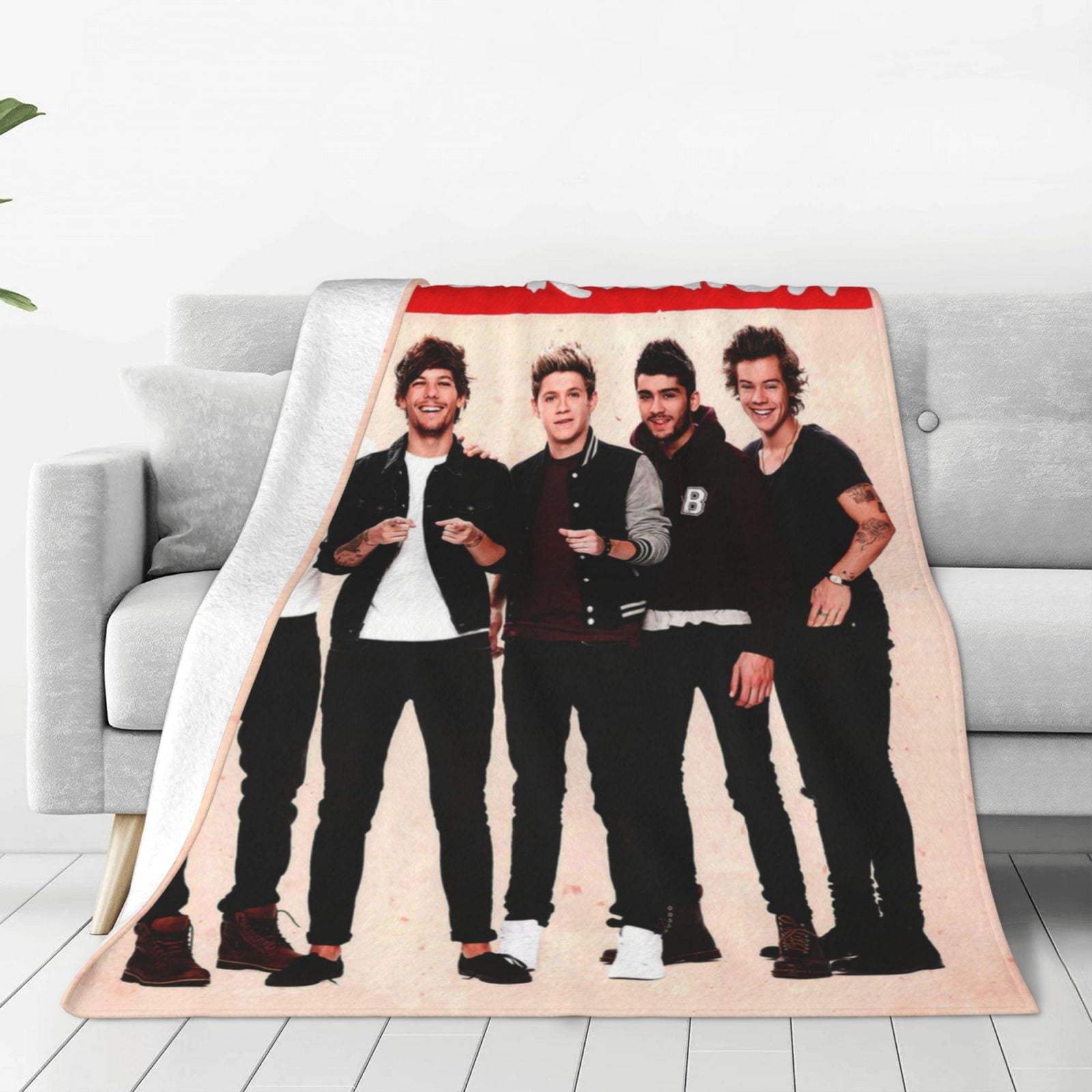 1D One Direction Kids Adults Blanket Fleece Ultra Soft Blankets All ...