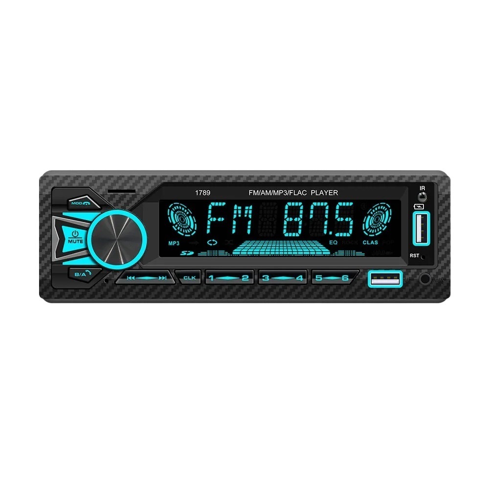 1DIN Car Radio Player FM/AM/RDS Radio USB/BT/AUX Car MP3 Lossless Music ...