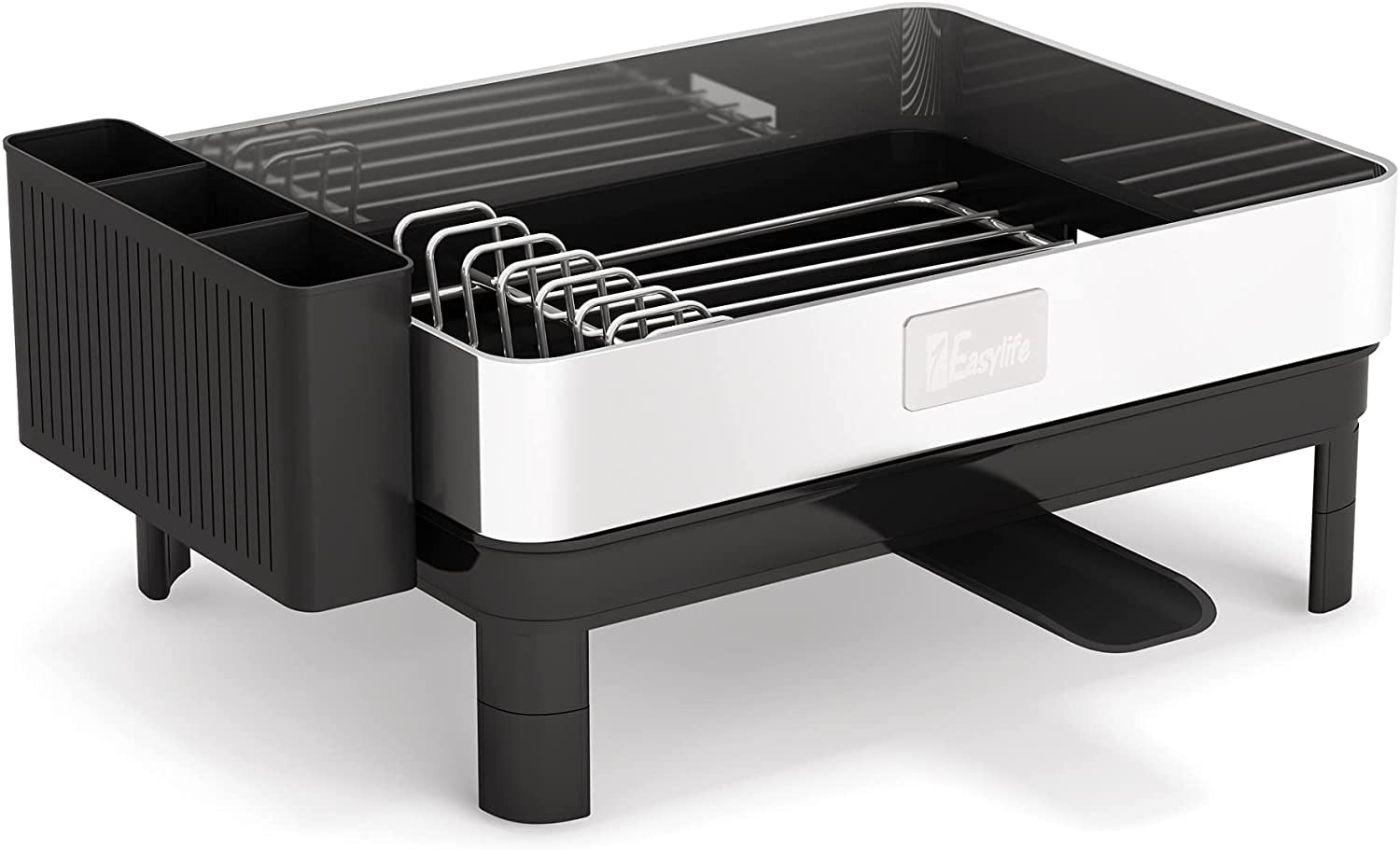1Easylife Dish Drying Rack, Large Dish Rack Drainboard Set with ...