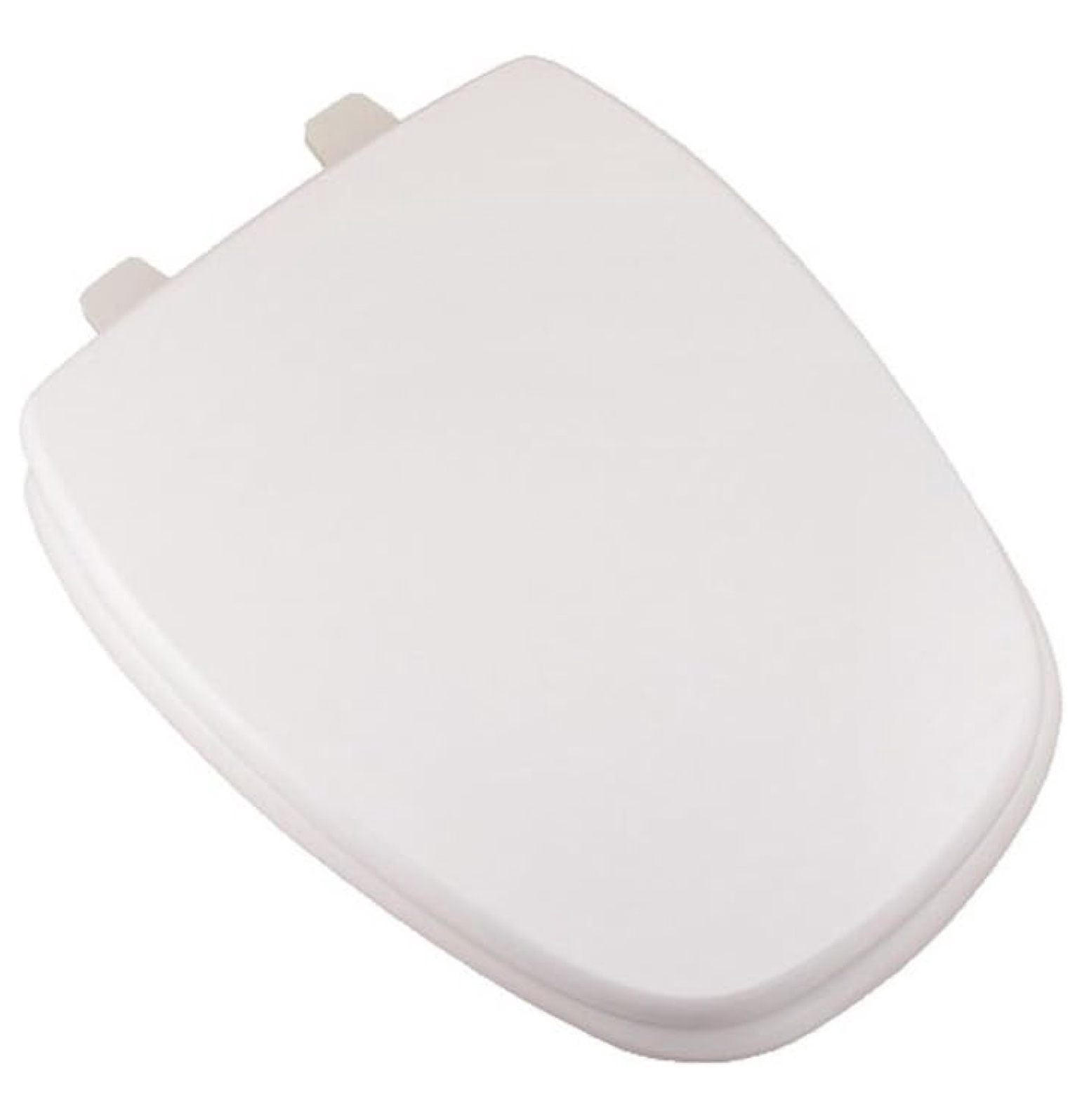 1F1E9-00 Deluxe Wood Elongated Square Front Toilet Seat with Adjustable ...