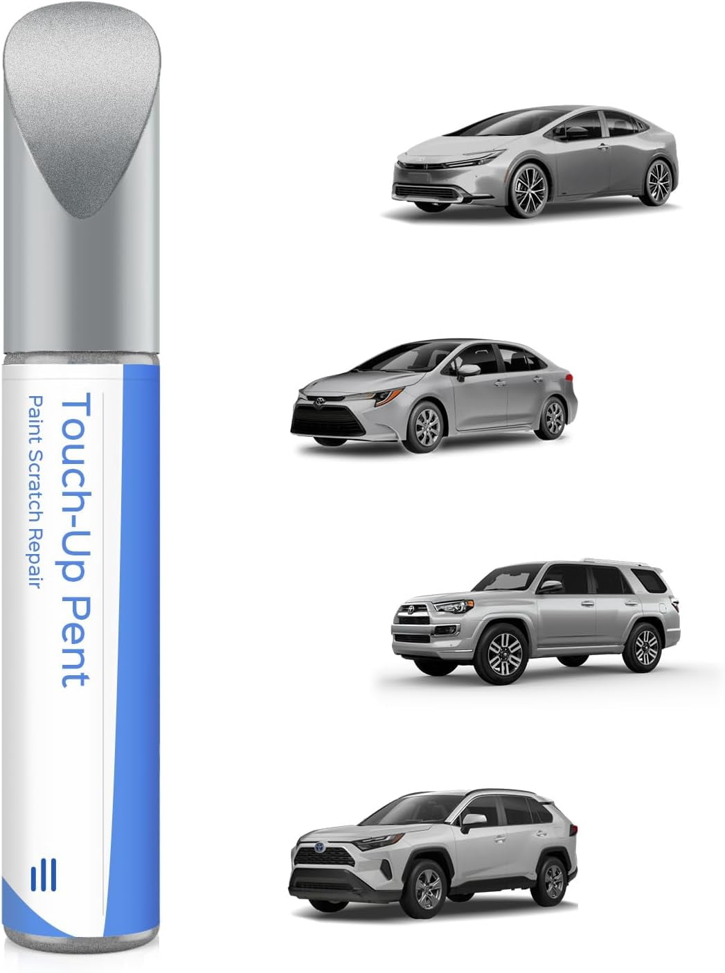 1F7 Classic Silver Metallic Touch Up Paint Compatible with Exact Match ...