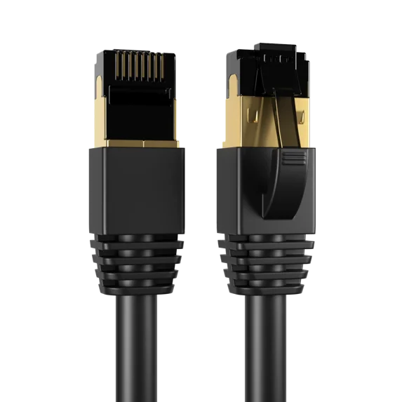 1FT Cat8 Ethernet Cable Copper Shielded RJ45 Cord for Router, PC ...