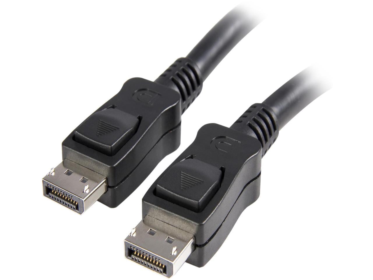 StarTech.com DISPLPORT1L DisplayPort Cable - 1 ft - with Latches ...