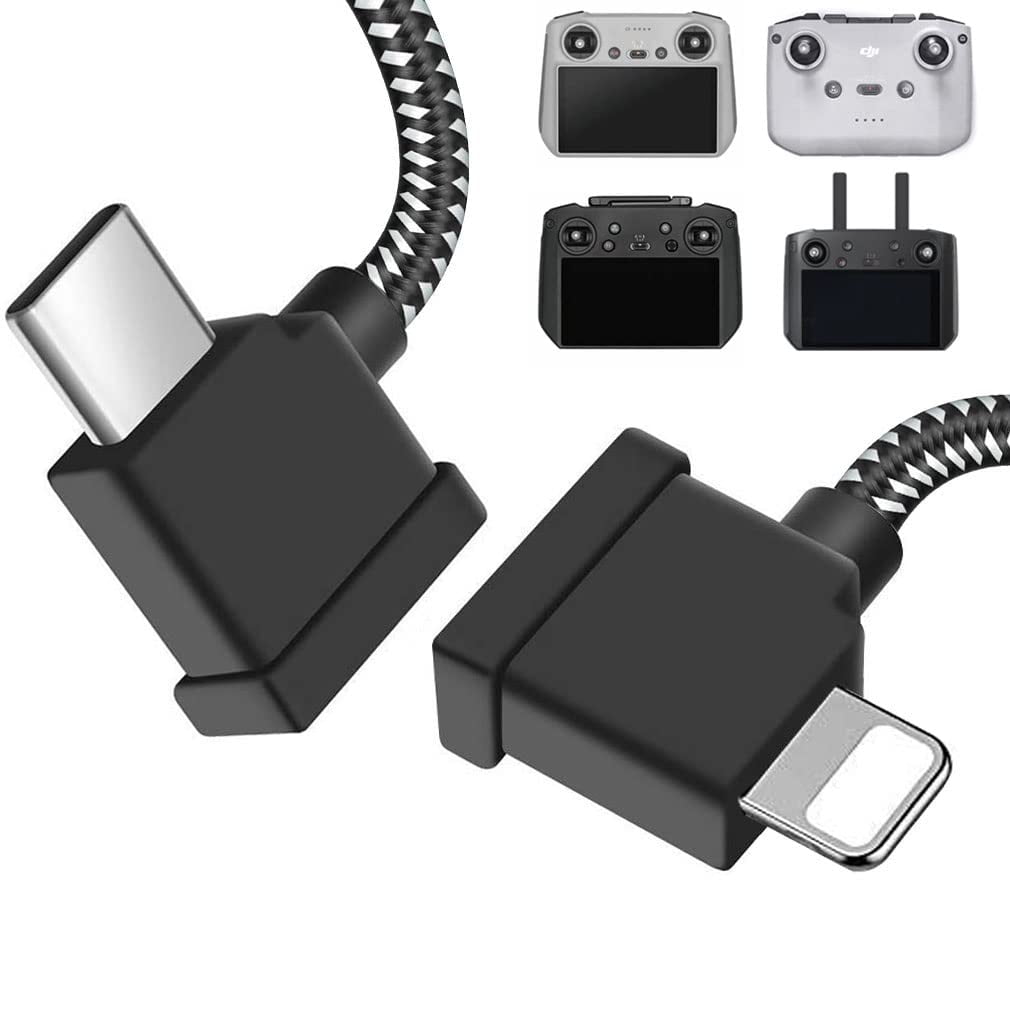 1FT USB C to iOS Remote Controller Cable for DJI Mavic 3, Mini 2, Mini ...
