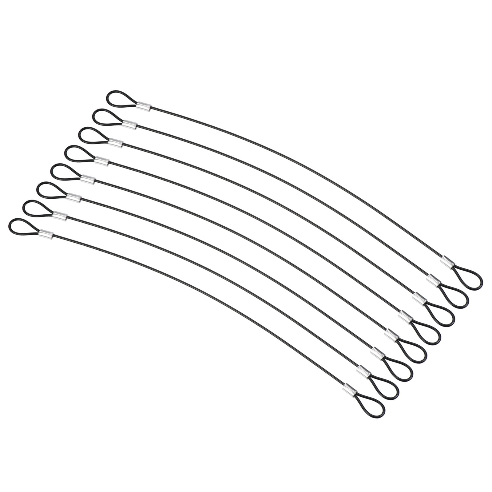 Uxcell Safety Cable Lock Stainless Steel Security Wire Rope with Double ...