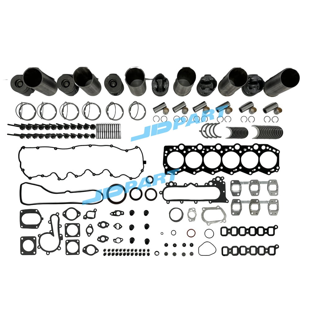 1HD Cylinder Liner Kit With Gasket Set Bearing&Valves&Guides For Toyota ...