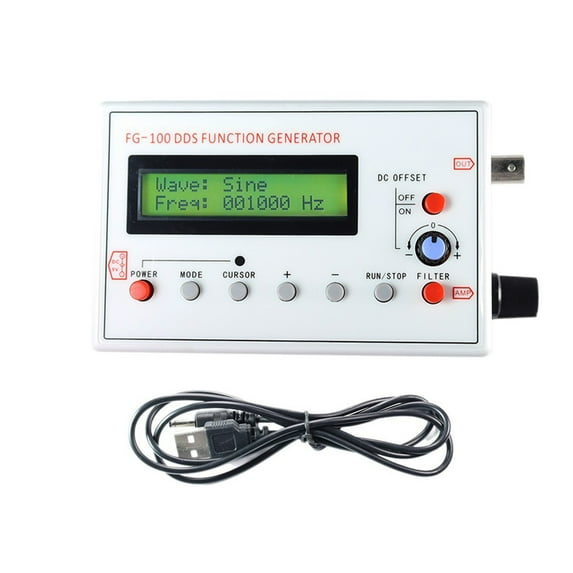 1Hz-500KHz Generator Module with Frequency Counter, Sine/Square ...