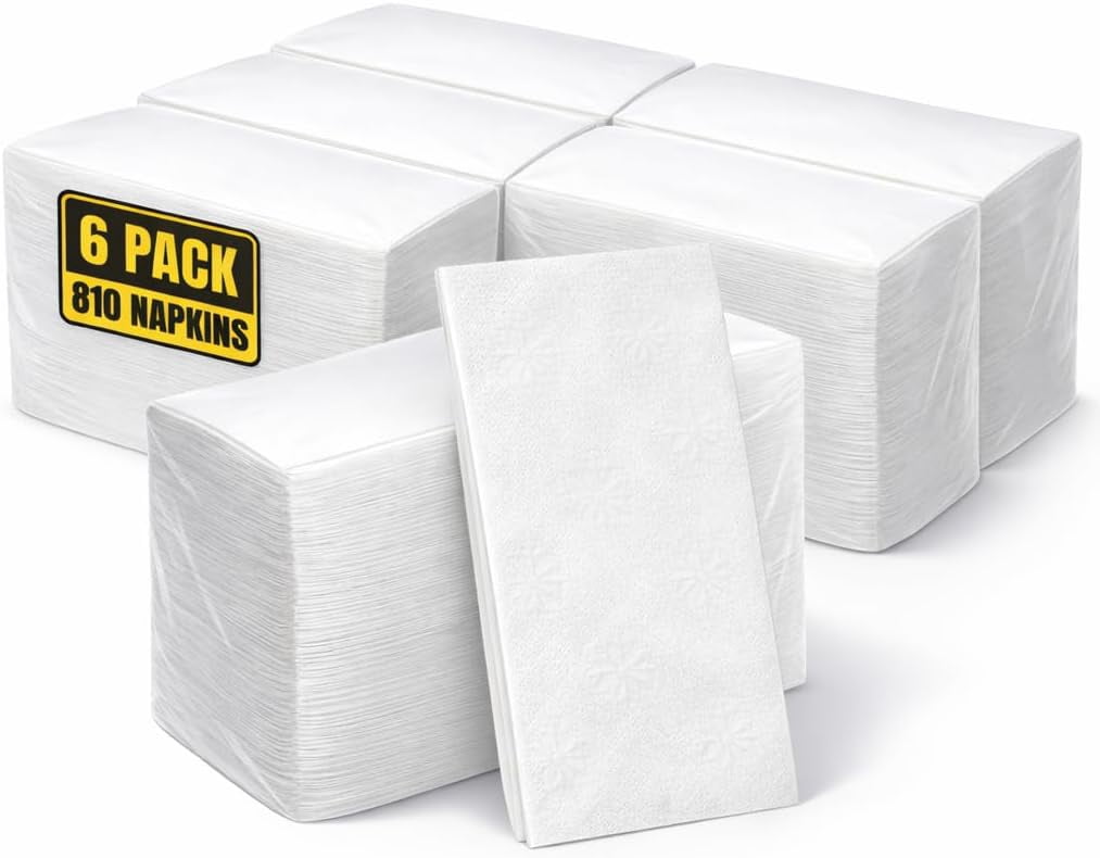 1InTheHome Dinner Napkins Disposable, Paper Hand Towels, 2-Ply, 14.2 x ...