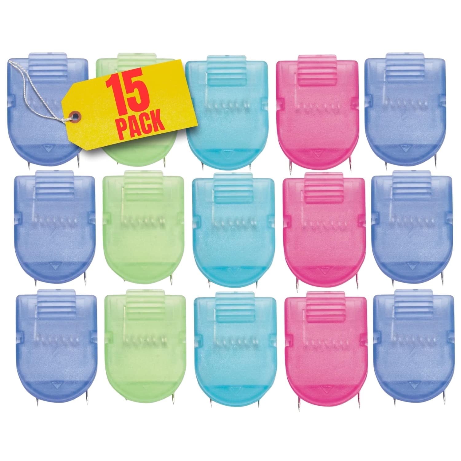 1InTheOffice Cubicle Clips, Assorted Colors Cubicle Clips for Fabric ...