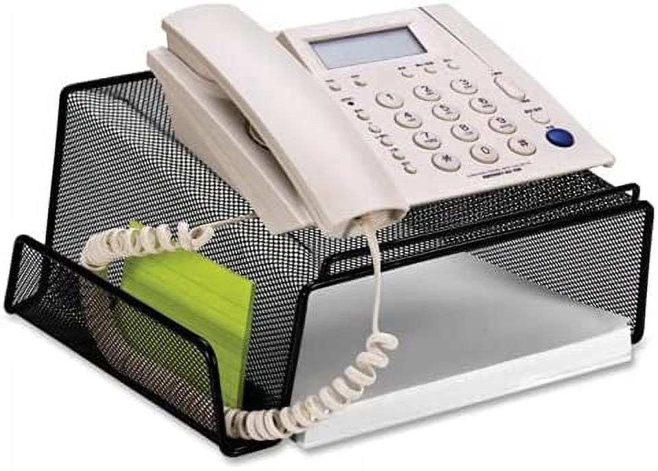 1InTheOffice Telephone Stand Desktop, Mesh - Walmart Business Supplies
