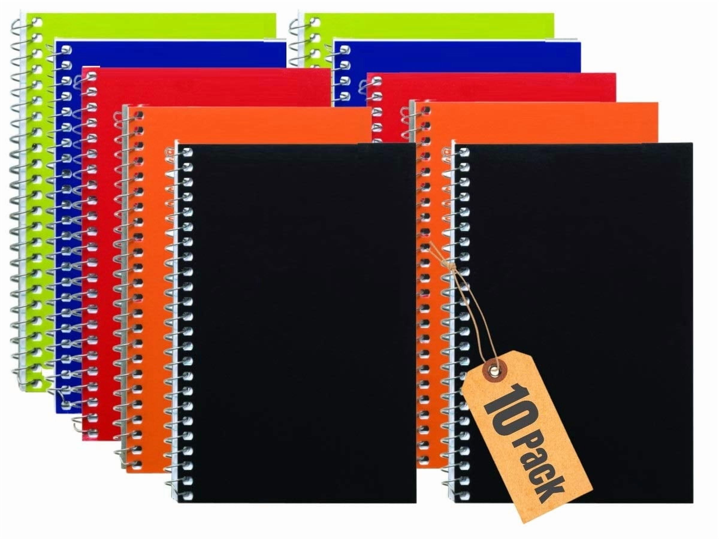 1InTheOffice Wirebound Spiral Memo Books, Memo Pads, 4" x 6", College ...