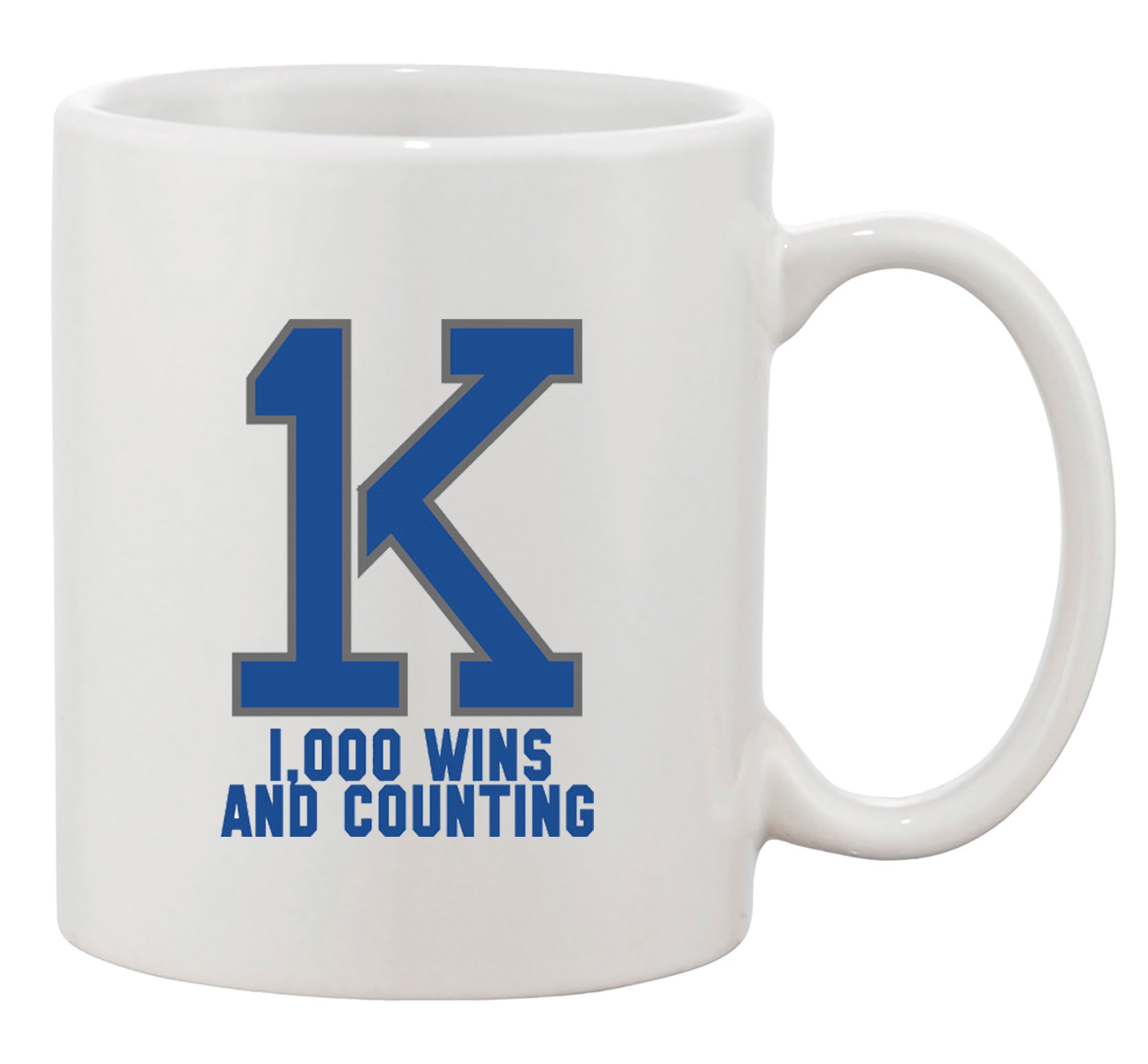 1K K Bold Wins And Counting Basketball Ball Sports DT Coffee 11 Oz Mug ...