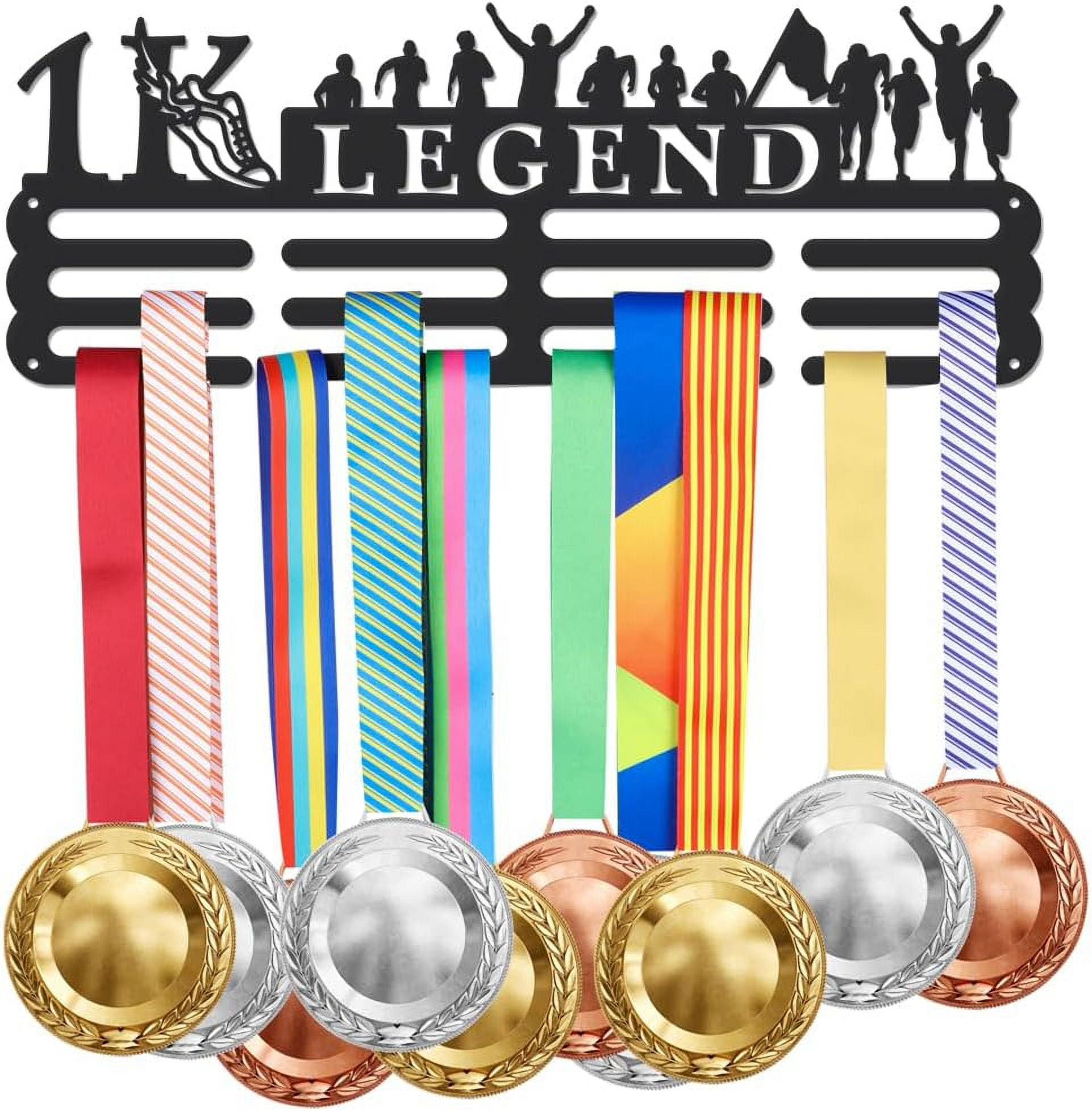 1K Legend Run 1000 Miles Challenge Medal Medal Hook Display Running ...