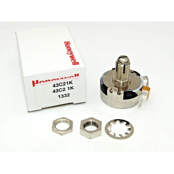1K Ohm Honeywell 43C2 Potentiometer Wirewound 1K Ohms Power 2W Linear ...