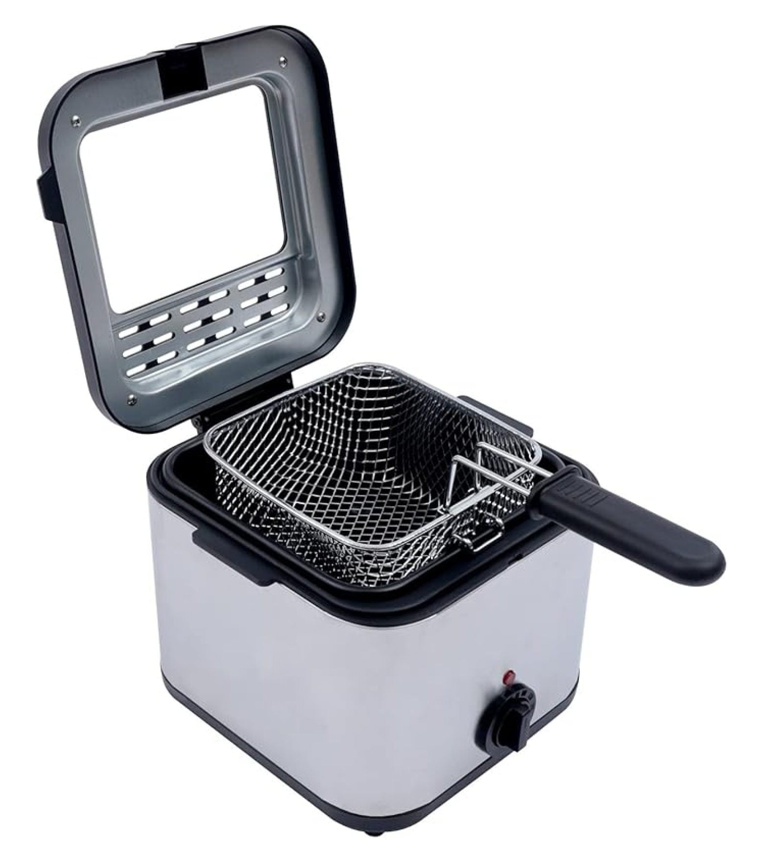 1KW 2.5L Electric Deep Fryer, Stainless Steel Small Fryer with ...