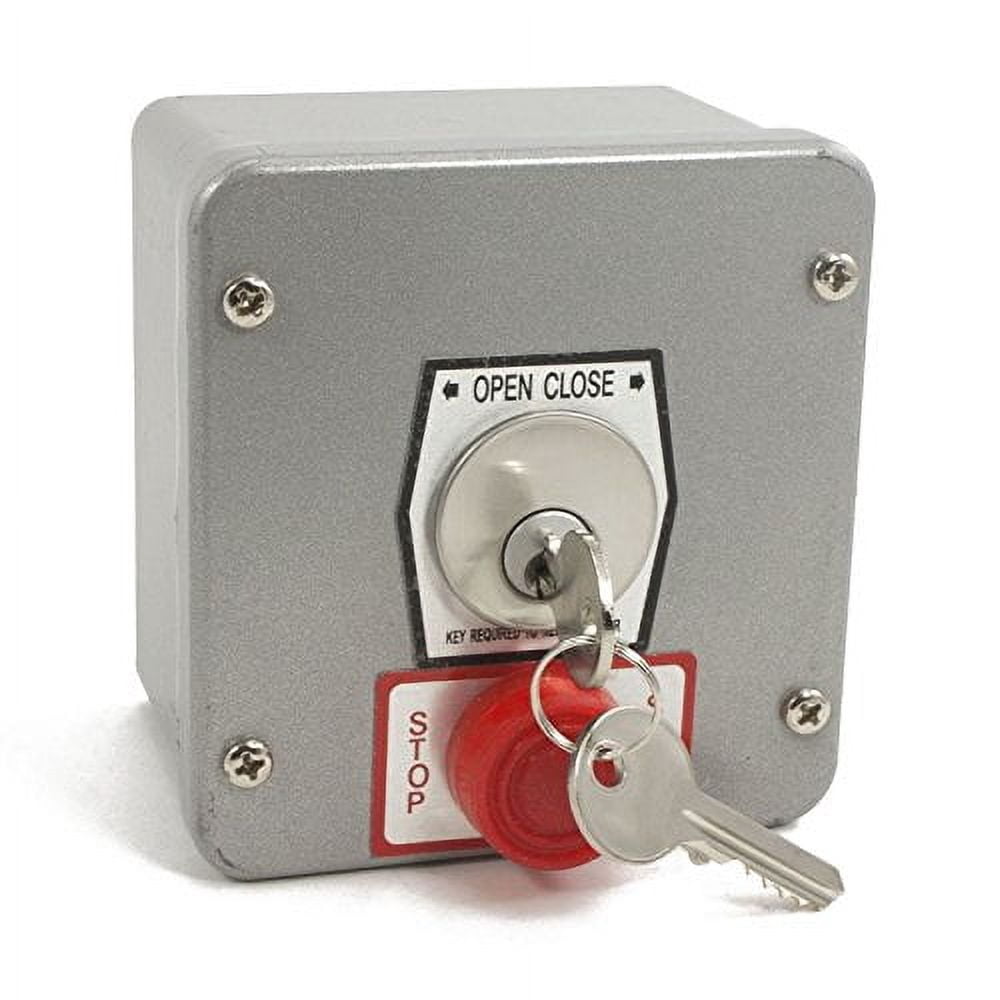 1KXS Nema 4 Exterior Tamperproof Open-Close Key Switch With Stop Button ...