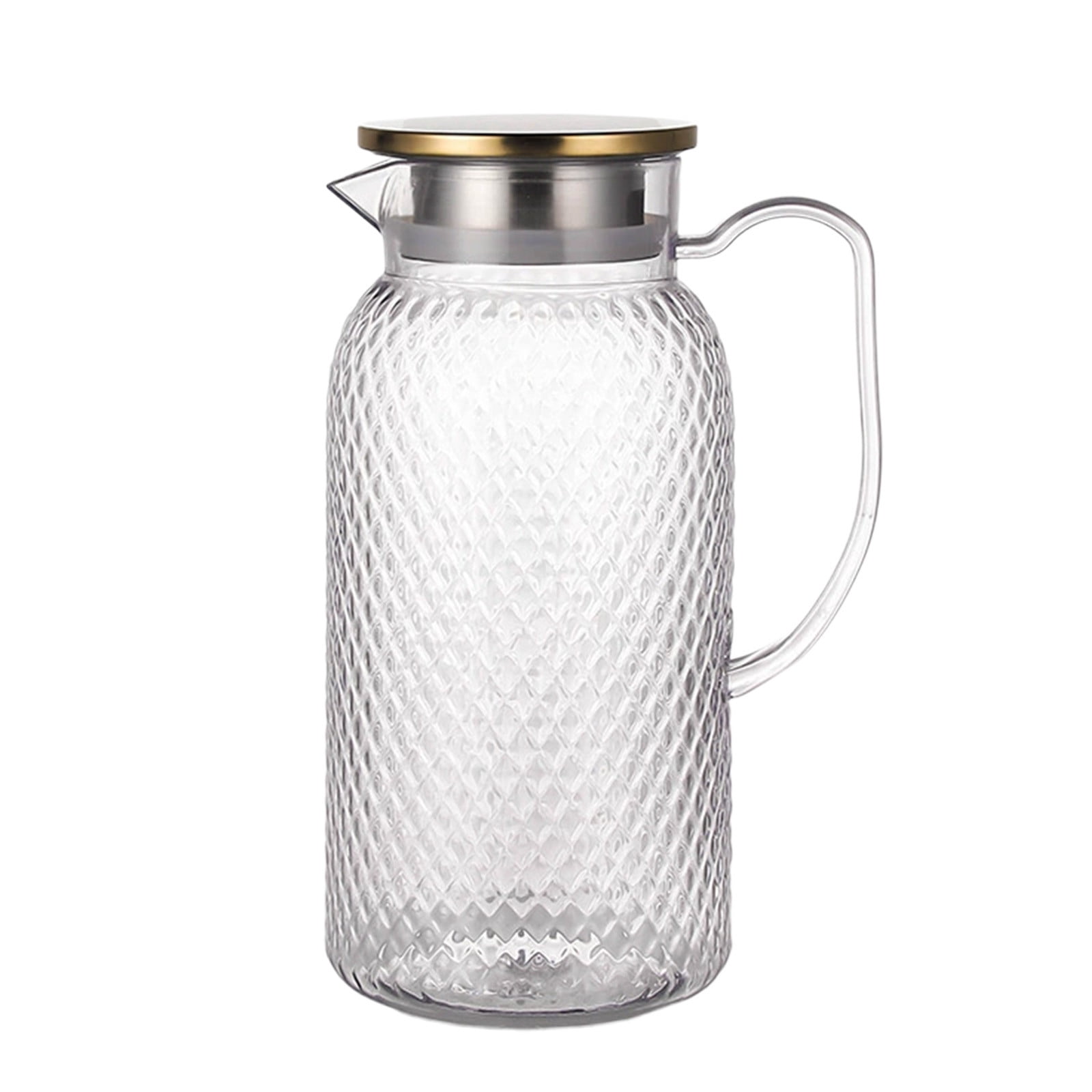 1L Acrylic Cold Water Jug, High-Temperature Proof Beverage Jug with ...