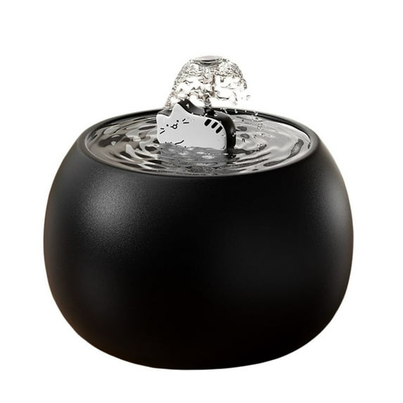 1L Ceramic Spill Automatic Circulating Pet Drinking Bowl With Quiet No ...