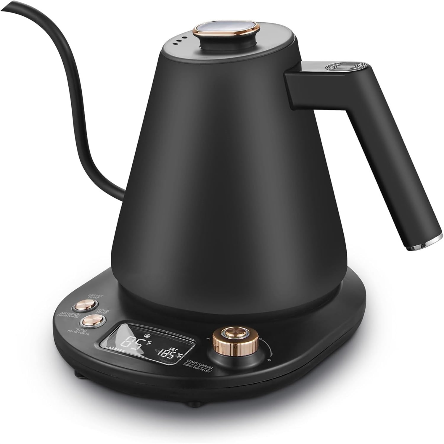1L Digital Water Kettle, 304 Stainless Steel Interior, Programmed ...
