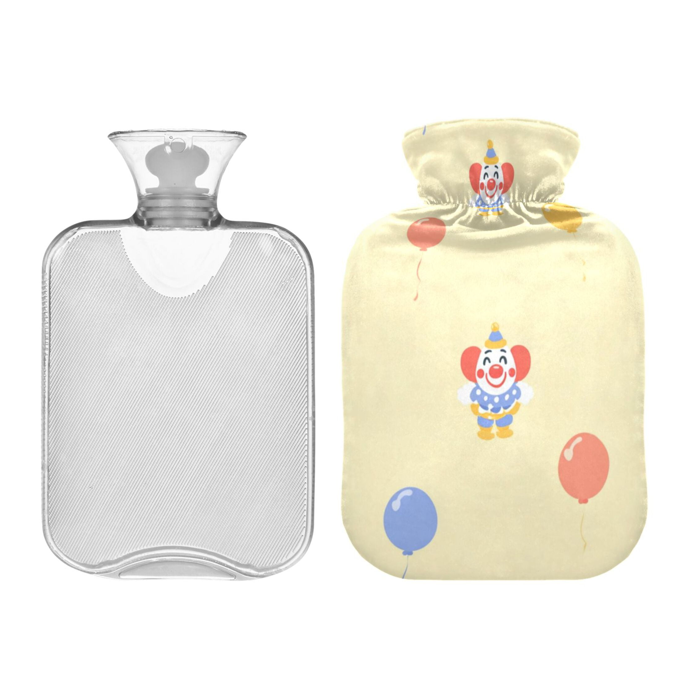 1L Fully Printed Hot Water Bottle Cover + Hot Water Bottle For Hot ...