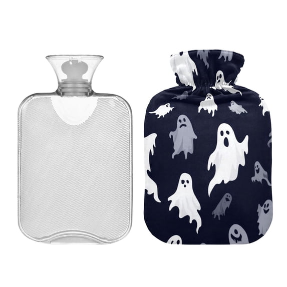 1L Fully Printed Hot Water Bottle Cover + Hot Water Bottle For Hot ...