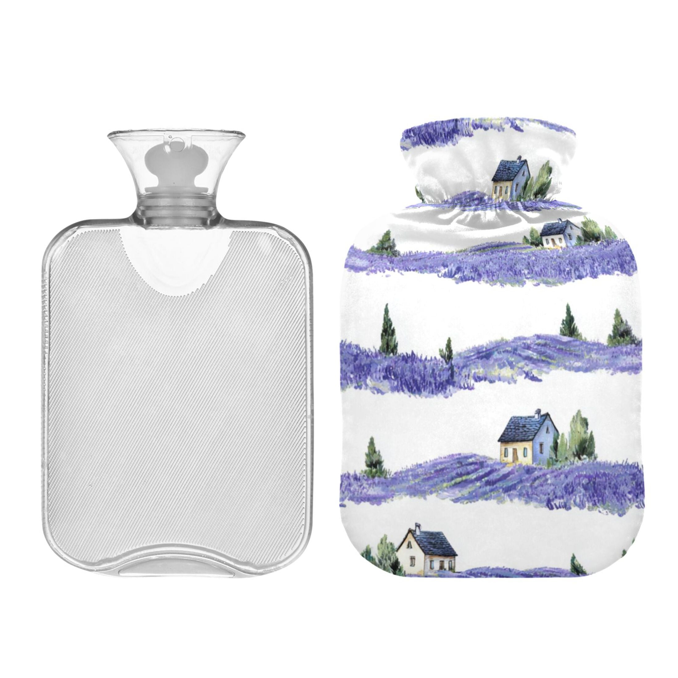 1L Fully Printed Hot Water Bottle Cover + Hot Water Bottle For Hot ...