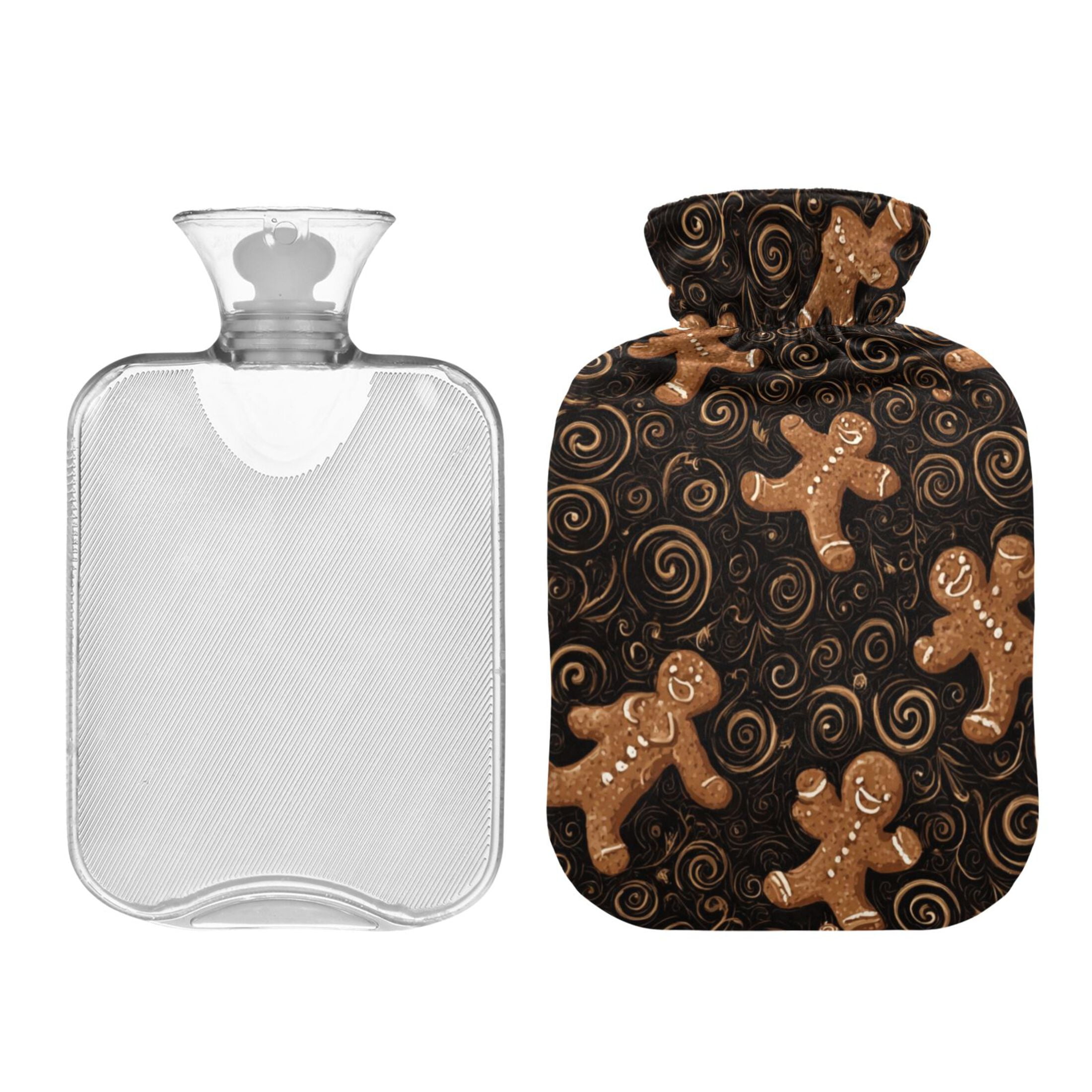 1L Fully Printed Hot Water Bottle Cover + Hot Water Bottle For Hot ...