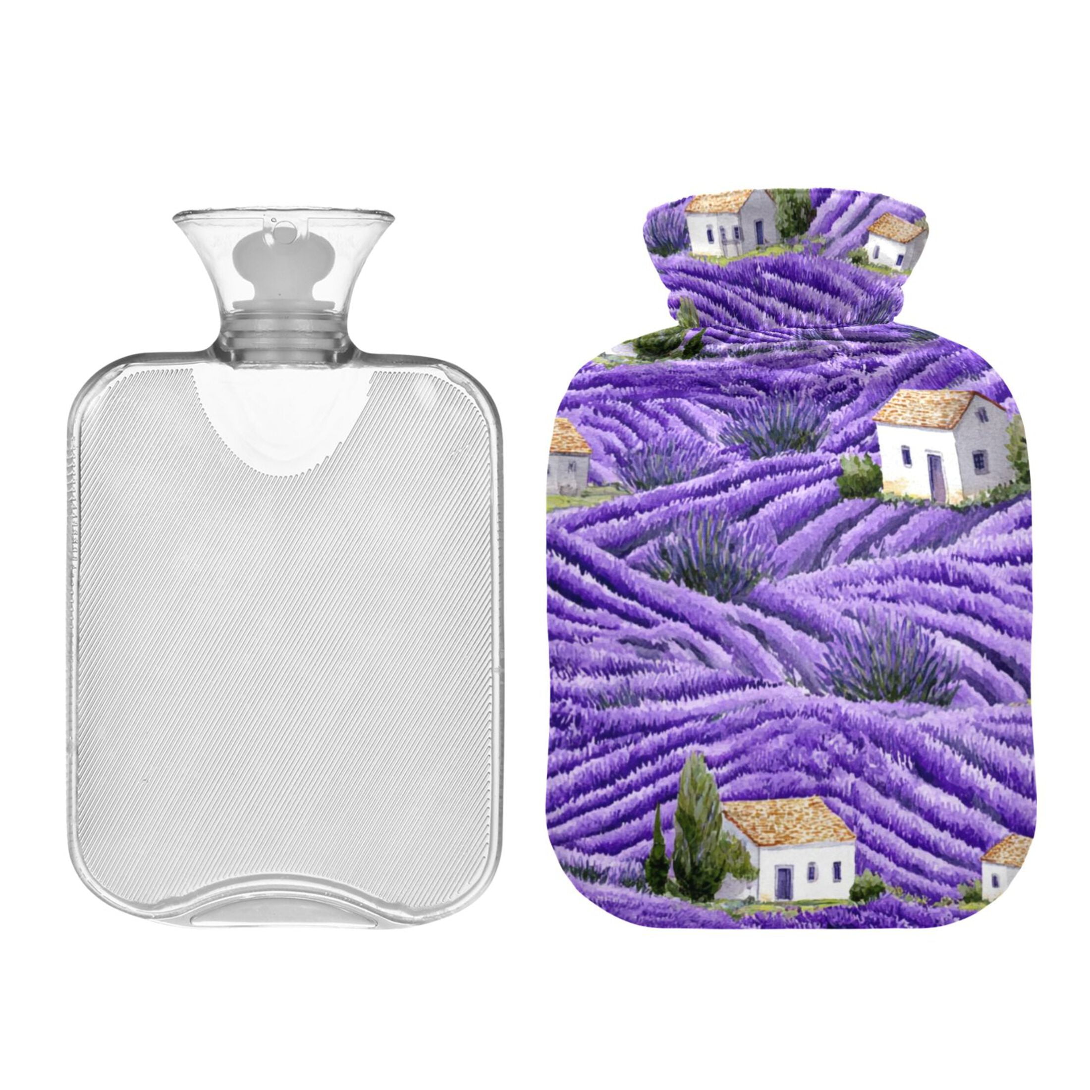 1L Fully Printed Hot Water Bottle Cover + Hot Water Bottle For Hot ...