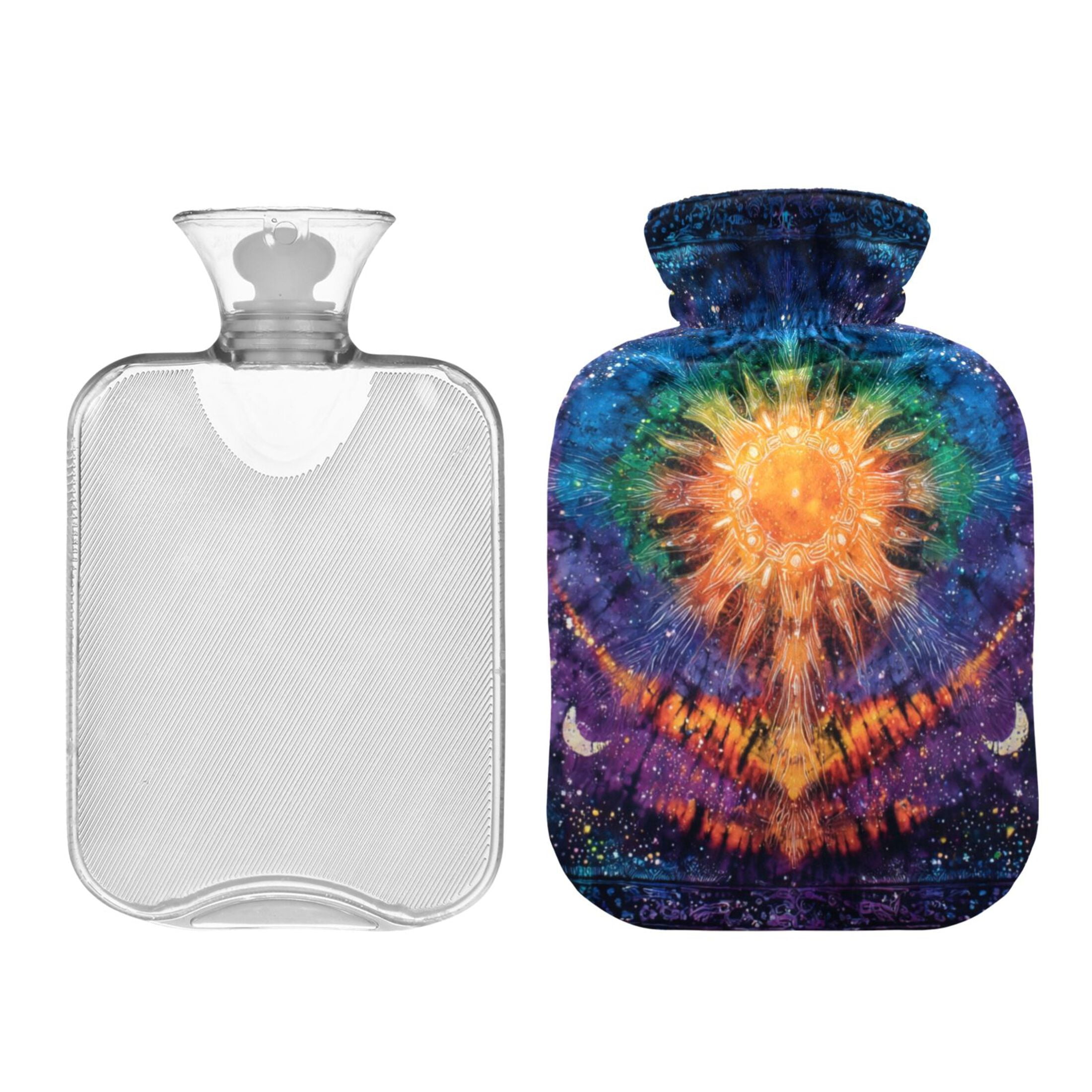 1L Fully Printed Hot Water Bottle Cover + Hot Water Bottle For Hot ...