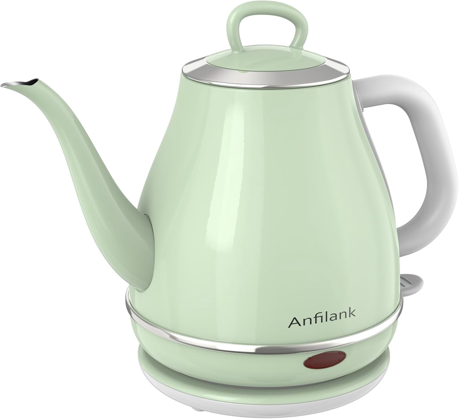 1L Green Gooseneck Electric Kettle - 1500W Fast Boil ,100% Stainless ...