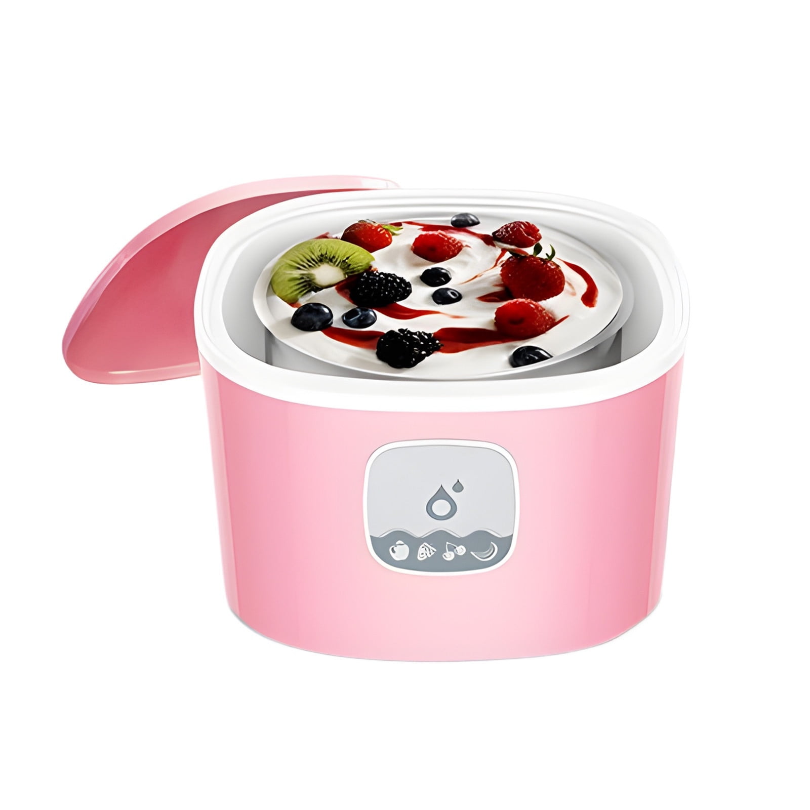 1L Stainless Steel Yogurt Maker - Automatic Fermentation Machine for ...
