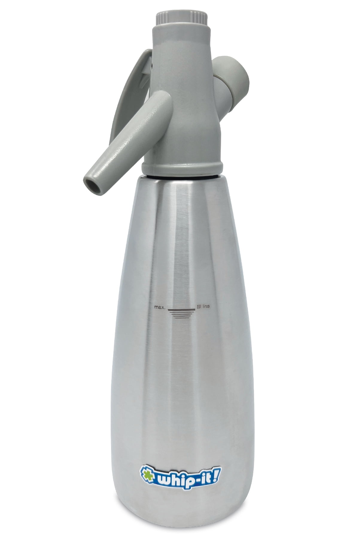 1L Whip-It! Soda Siphon, Stainless Steel (Gray Head) - Walmart.com