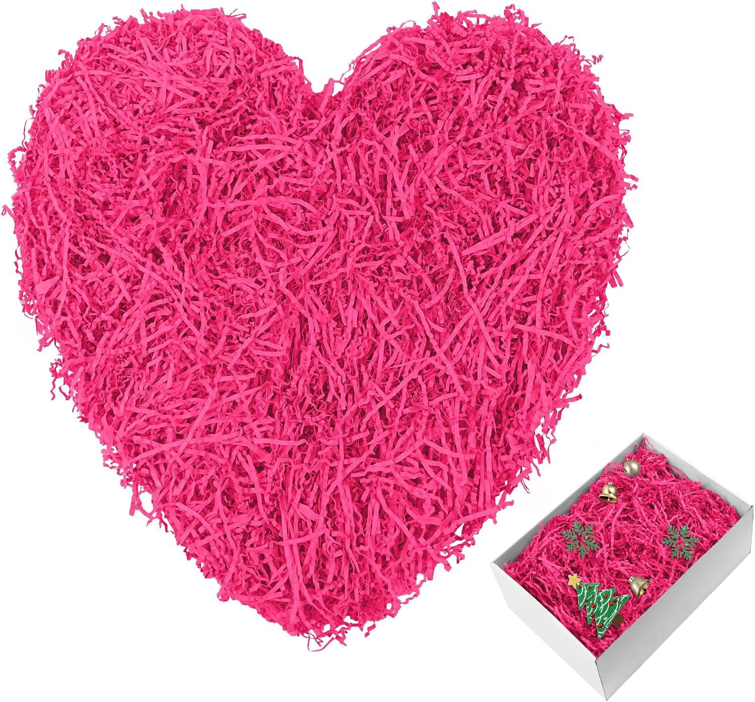 1LB Crinkle Paper Filler for Gift Baskets, Box Shreds Cut Shredded ...