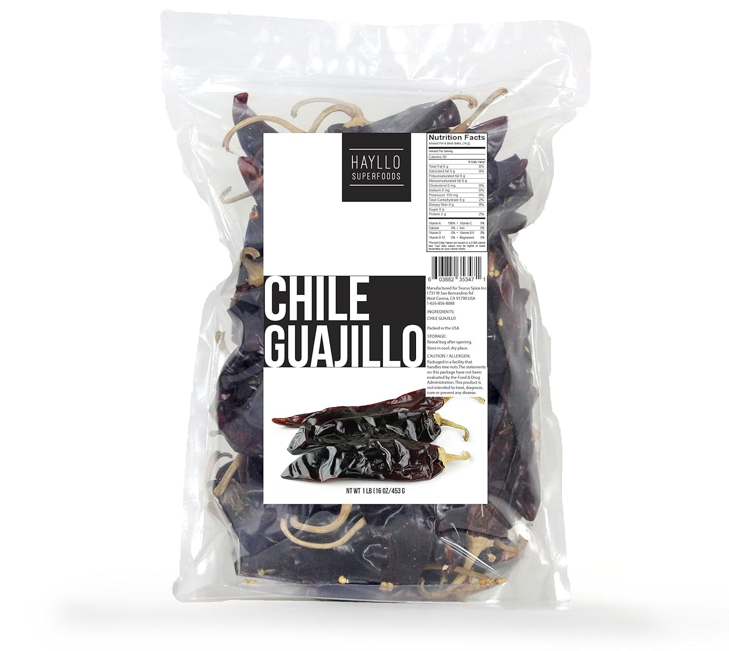 1LB Guajillo Chile , Whole Dried Red Chile Seco Mexican Peppers, Chiles ...