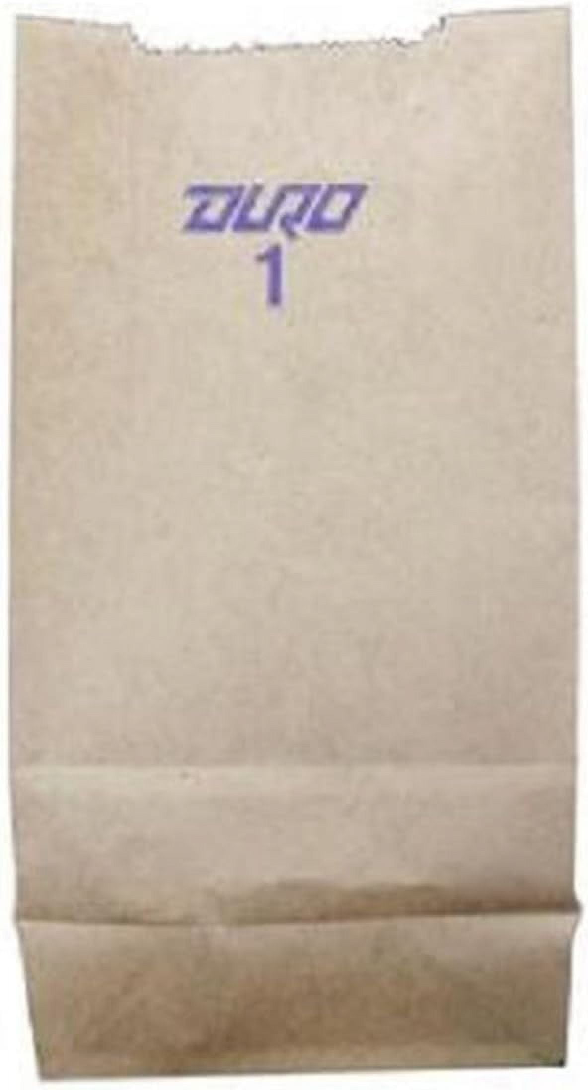 1Lb Brown Zipper Paper Bags (Duro Brand) - 500 Count - Walmart.com