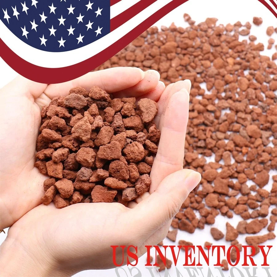 1Lb Natural Lava Flint Pellets For Gas Fire Pit Fireplaces, Garden ...