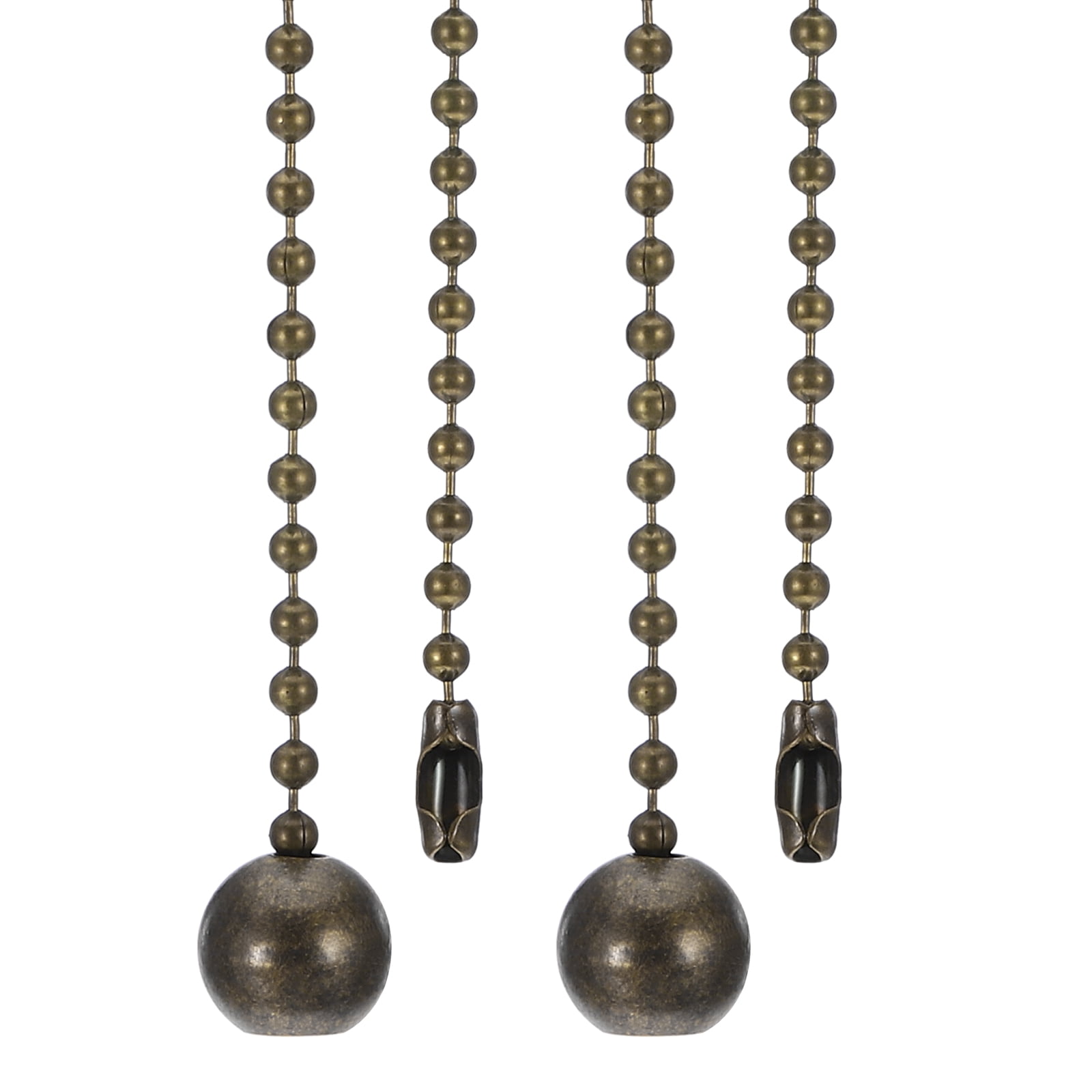 Uxcell 3.3ft Ceiling Fan Pull Chain 2 Pcs Beaded Pulls Cord Extender ...