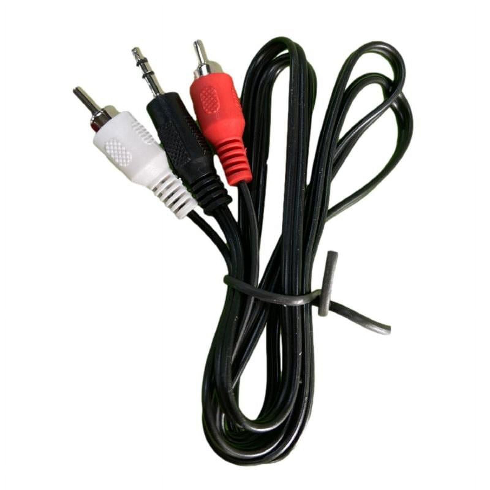 1M 3.5mm Male Stereo to 2 RCA Stereo Conversion Cable Audio Line Aux ...