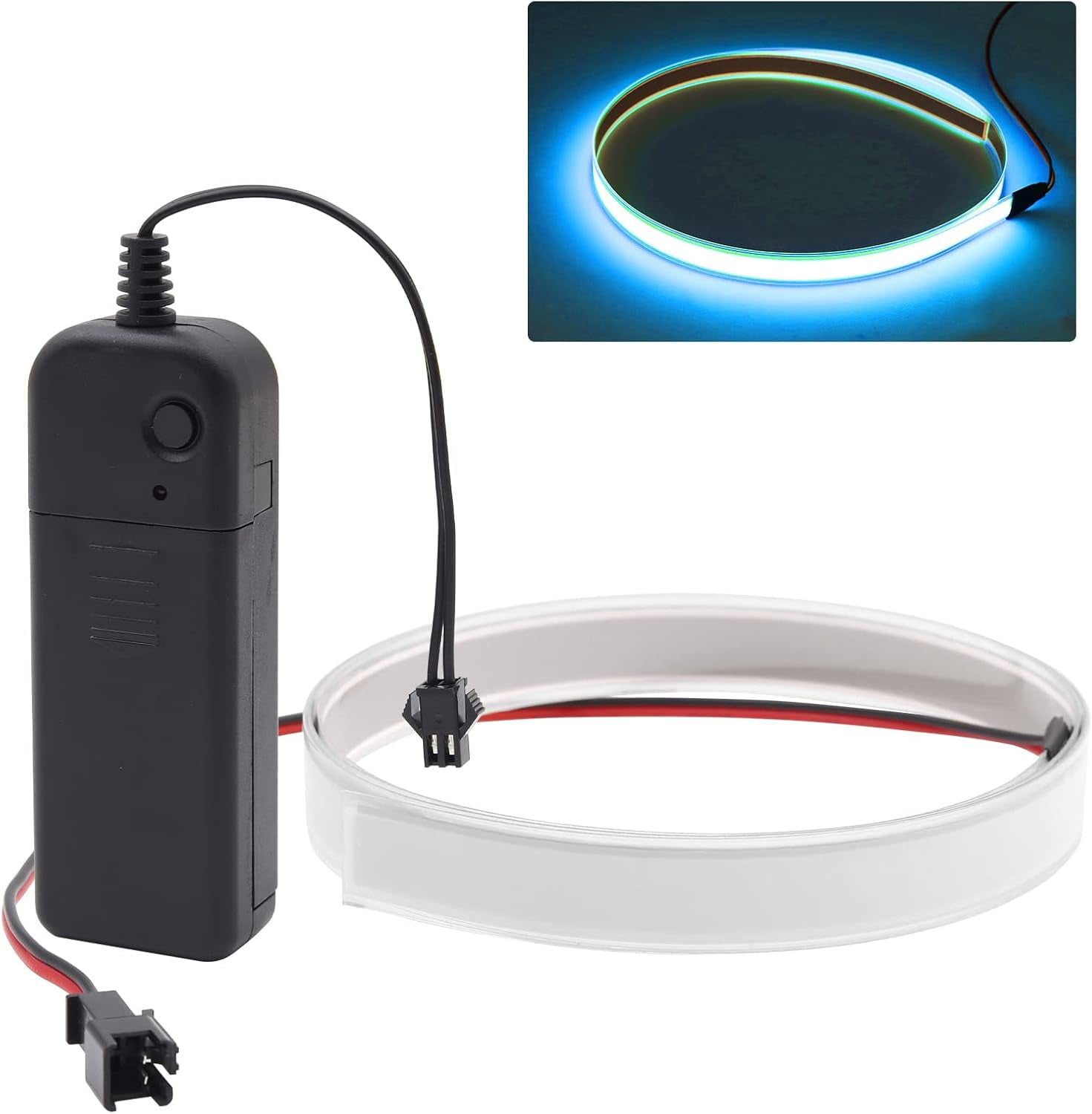 1M/3Ft EL Panel Electroluminescent Light Strip LED Rope Light Glowing ...