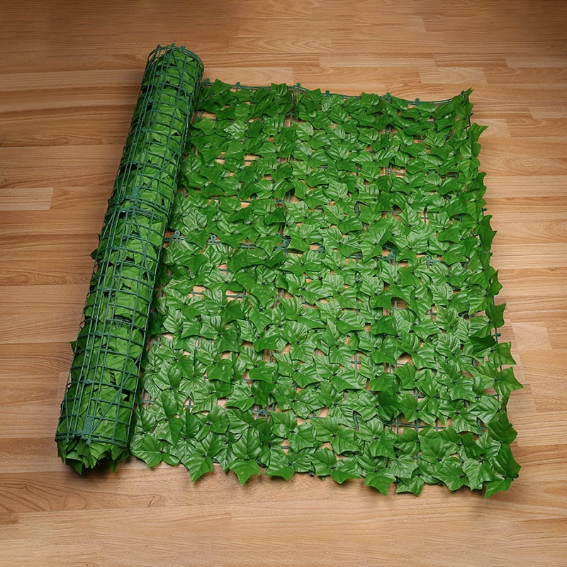 1M/3M Artificial Green Leaf Fence Panels Faux Privacy Fence Screen For ...