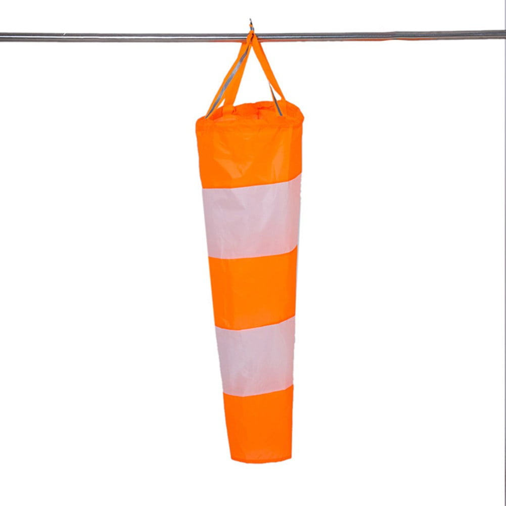 1M Airport Windsock Outdoor With Reflective Belts Grommet Reflective ...