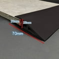 1M Floor Transition Edge Strips, Carpet Edge Strips Plastic Floor Edge ...
