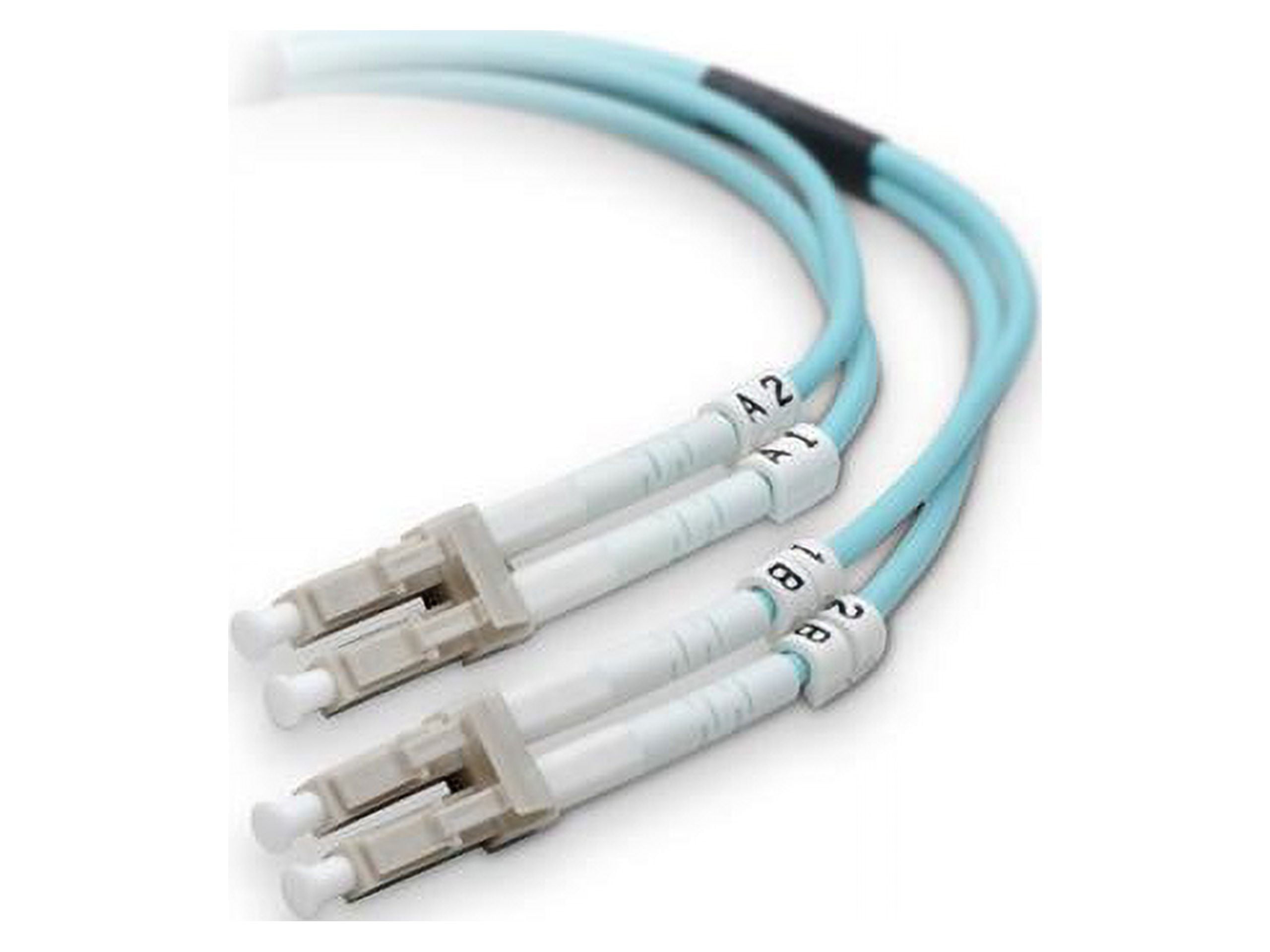 1M LO MMF AQUA FO CBL LC/LC 50/125 10GB ROHS - Walmart Business Supplies