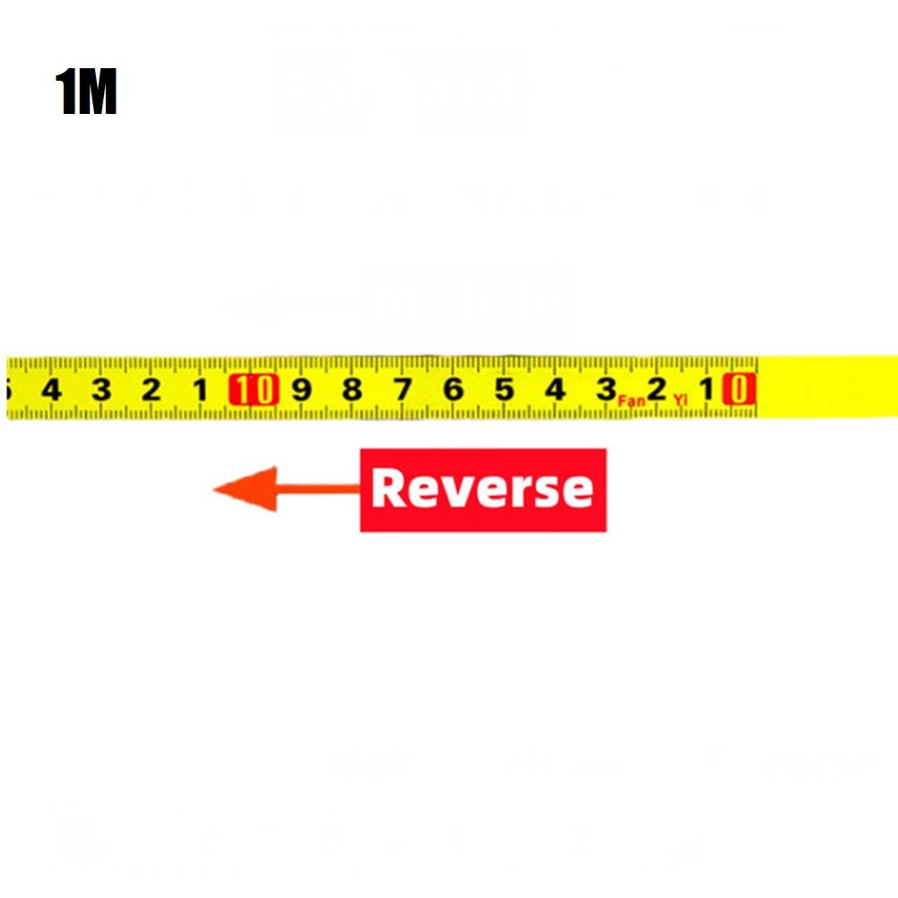 1M Metric Self Adhesive Ruler Tape Measure for Woodworking Rail Track ...