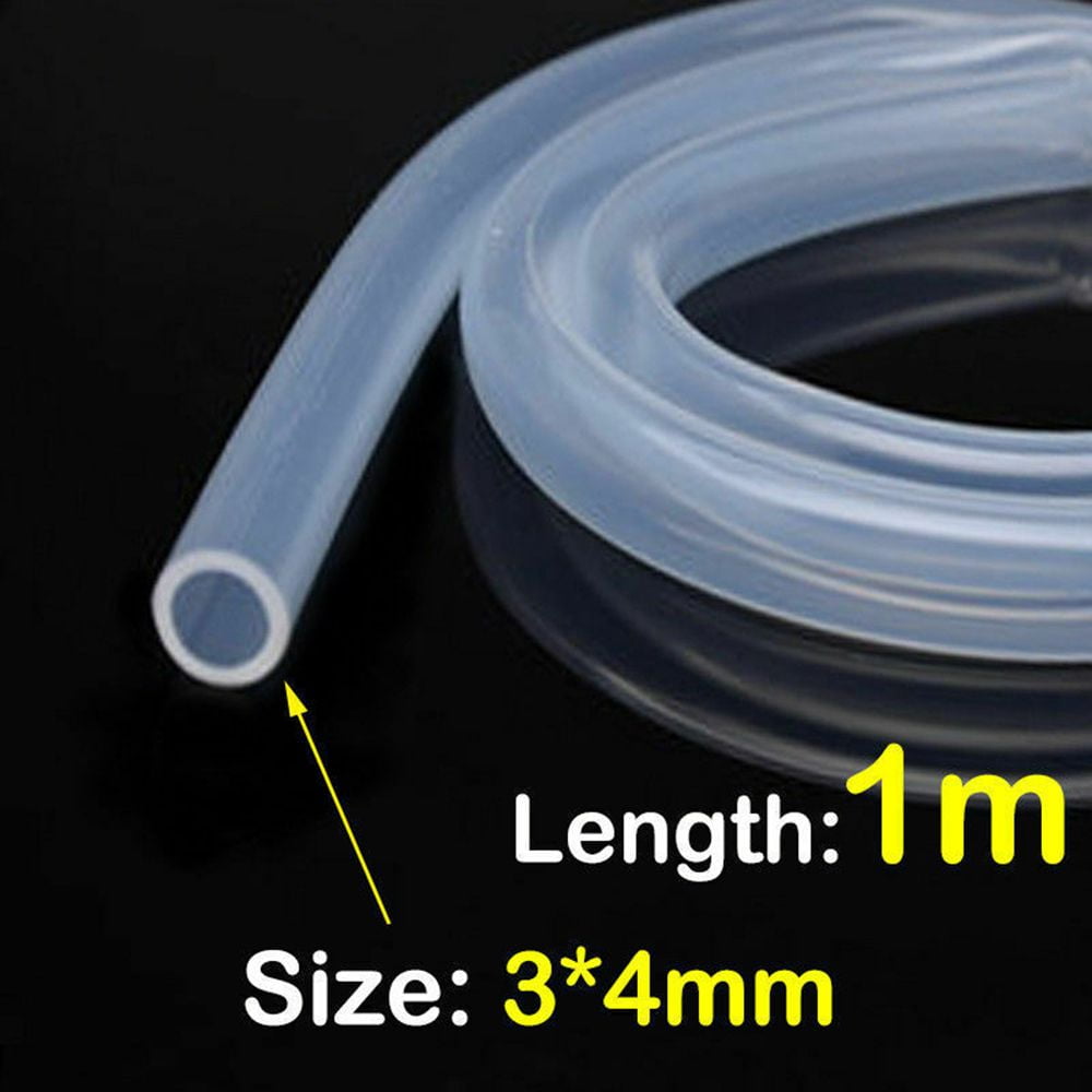 1M Milk Food Grade Flexible Silicone Tube Hose Pipe Soft Rubber ...